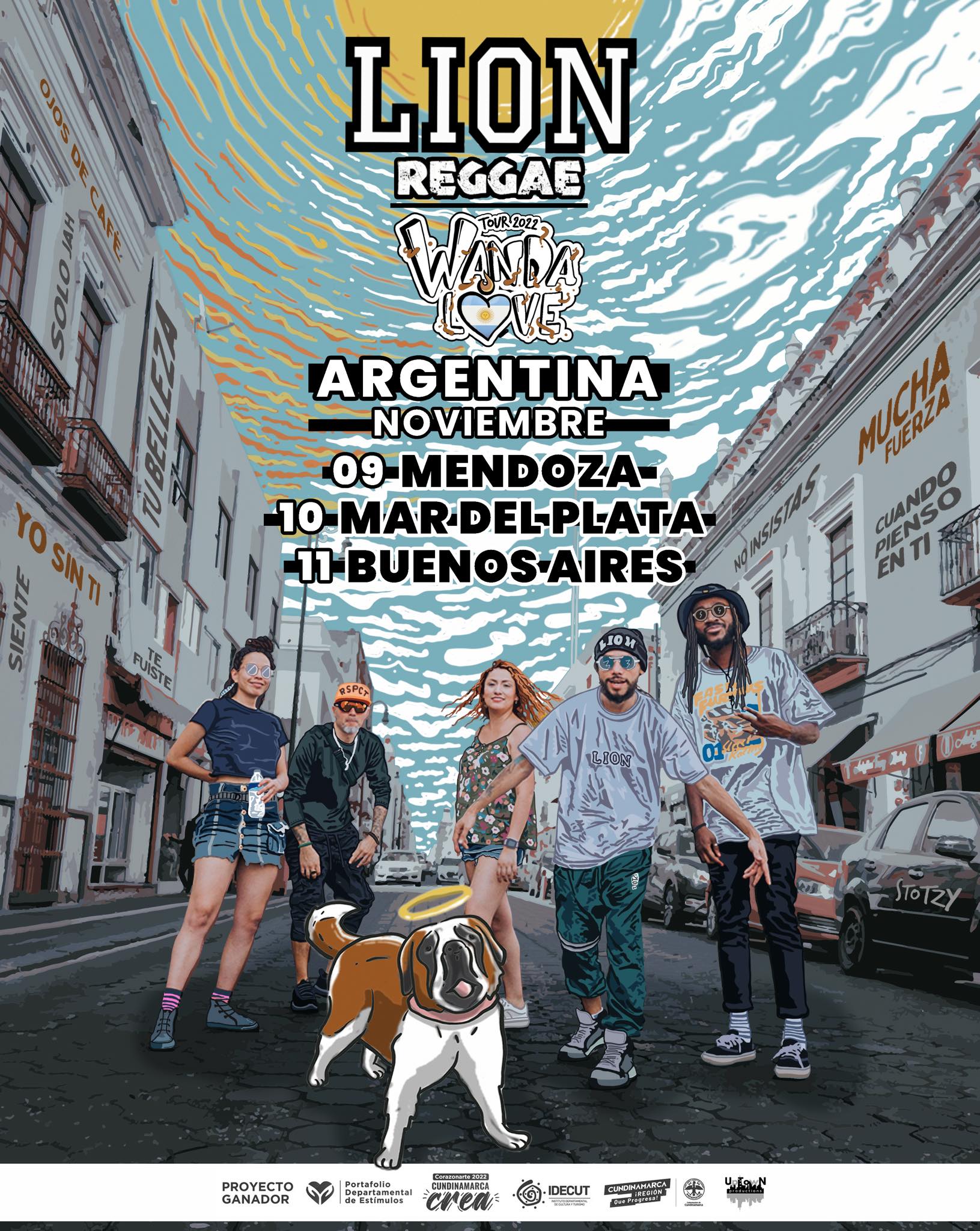Lion Reggae desde Colombia de gira por primera vez en Argentina – PelaGatos