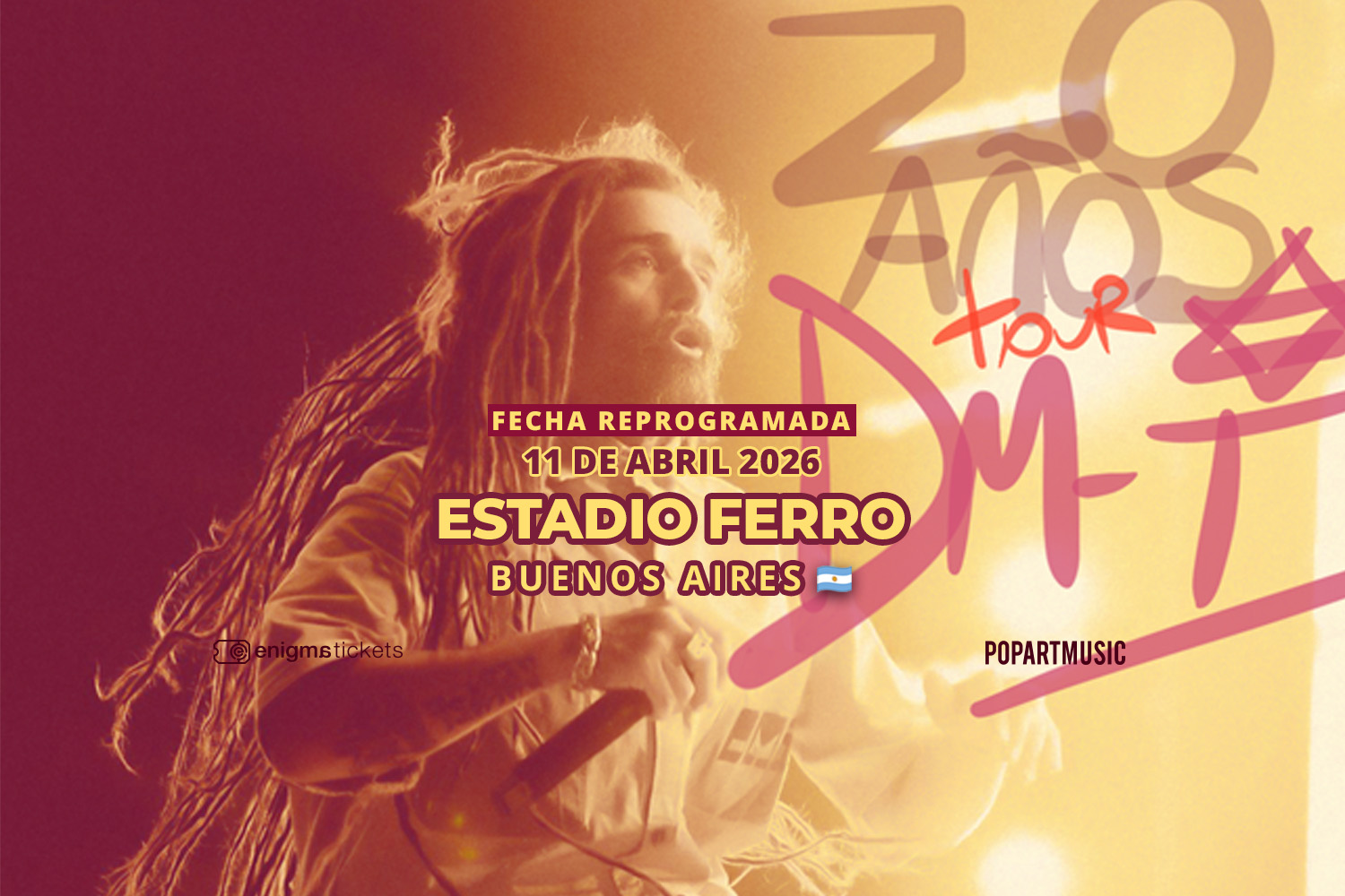 Dread Mar I cambia de fecha su show en Ferro por sus 20 años de carrera ...